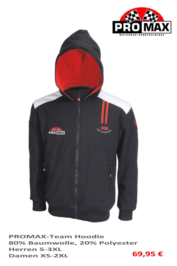 Team-Bekleidung - promax rennstrecke